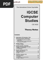 O Level Computer Studies Notes - ZIMSEC Syllabus.pdf | Floppy Disk ...