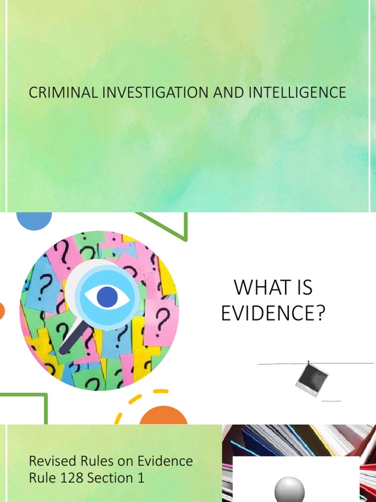 Ulo C - Criminal Investigation and Intelligence - Uloc | PDF | Crime ...