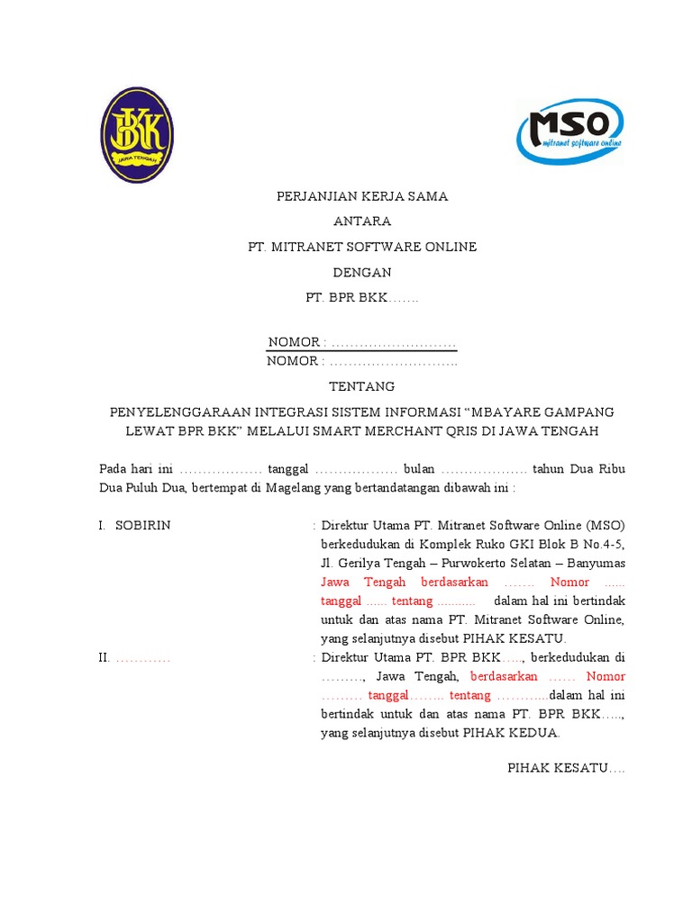 Contoh Draft PK | PDF