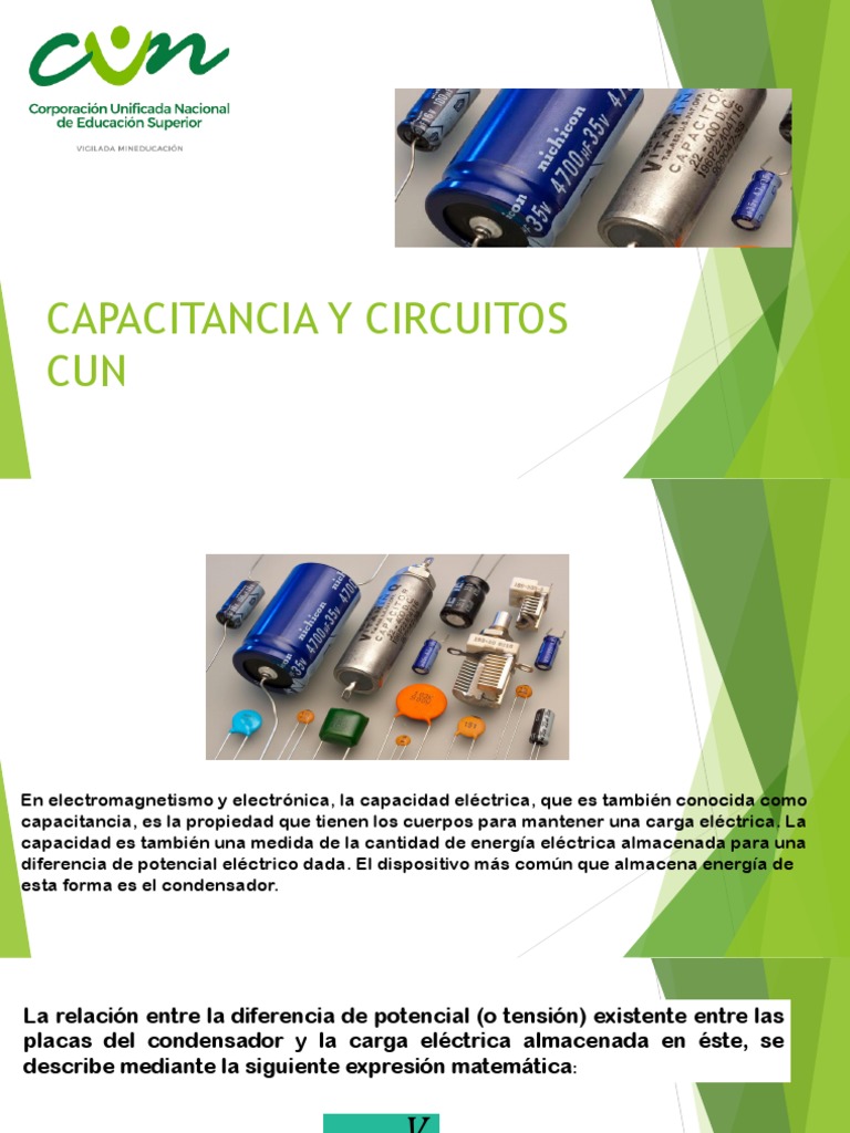 7. capacitores | PDF | Condensador | Capacidad