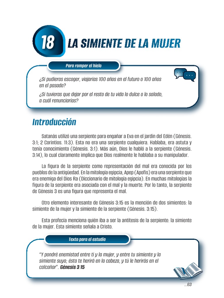 18 La Simiente de La Mujer | PDF