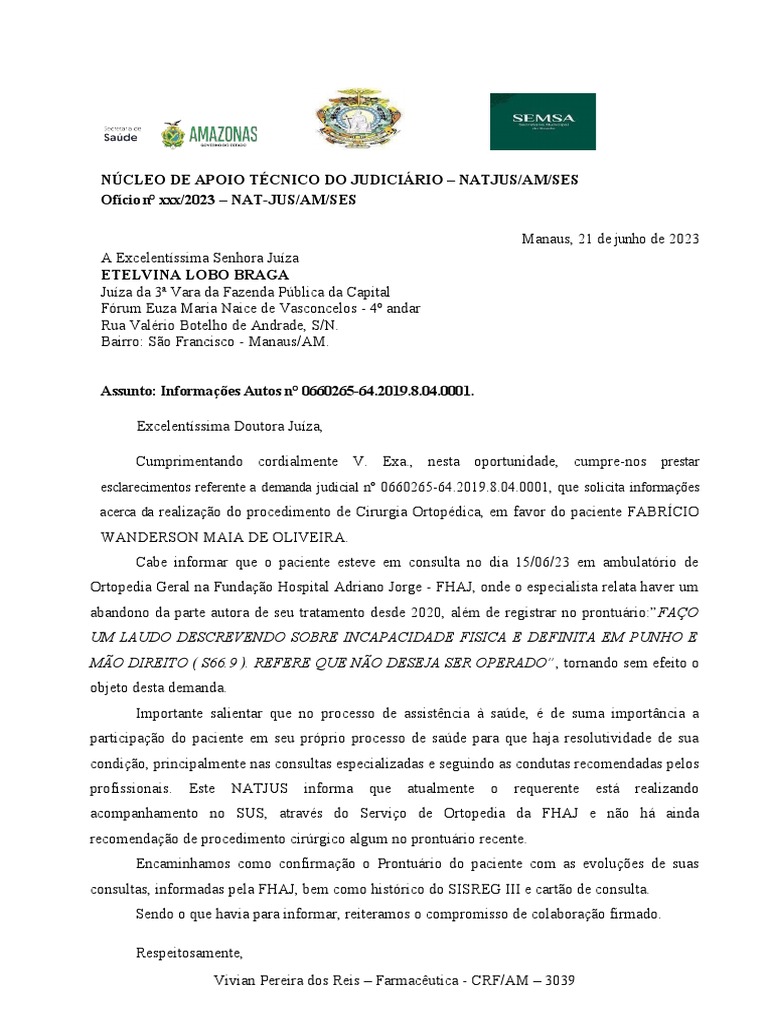 Final Ofício Rt 190 | PDF