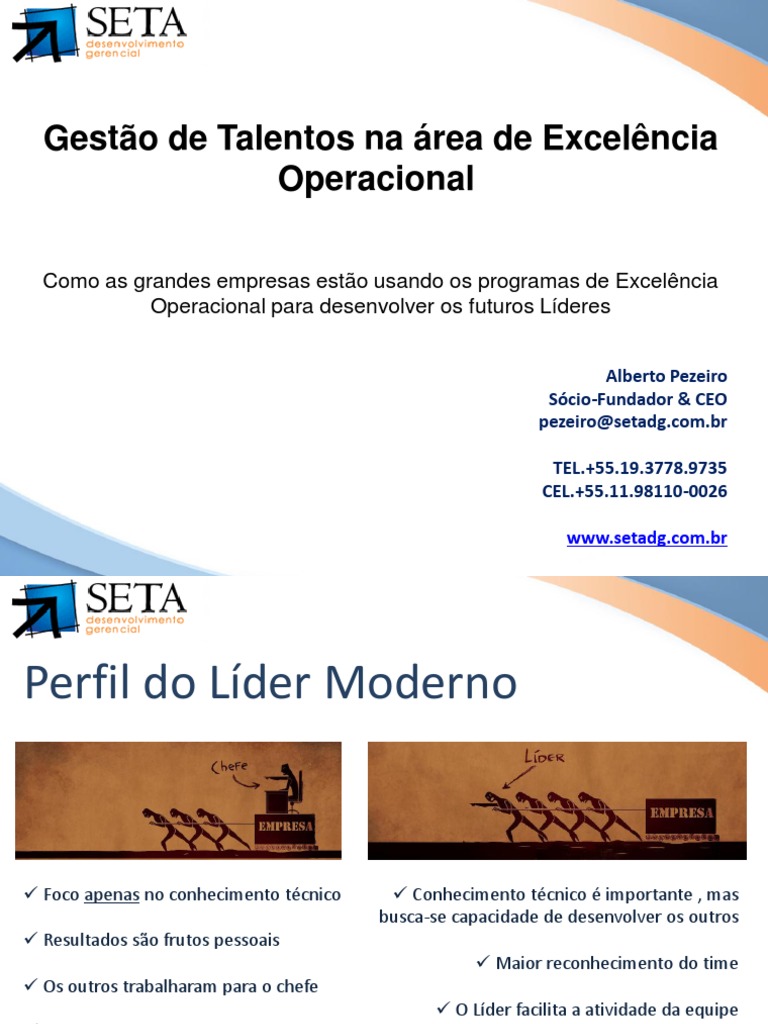 Gestão de Talentos Na Área de Excelência Operacional | PDF | Liderança ...