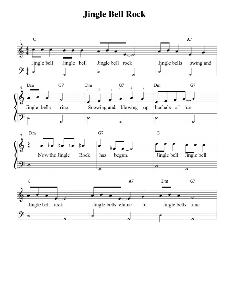 Jingle Bell Rock - Piano | PDF