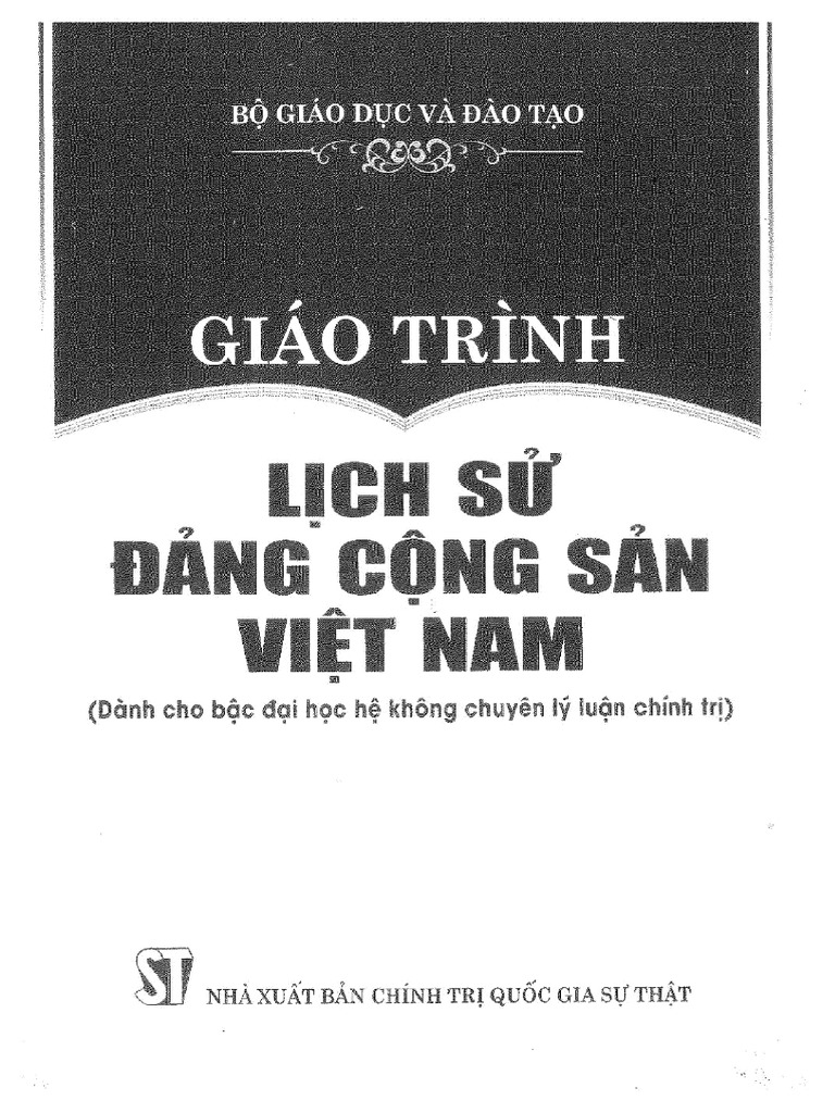 Giáo Trình Lịch Sử Đảng CSVN | PDF