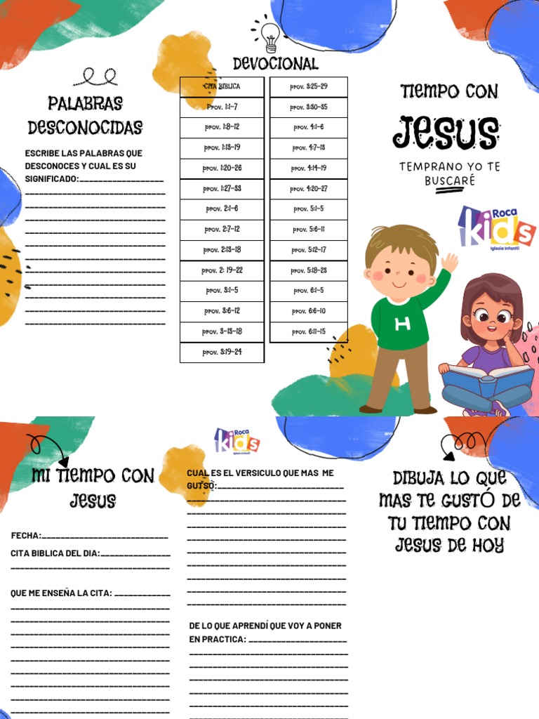 Modelo DEVOCIONAL PARA NIÑOS | PDF