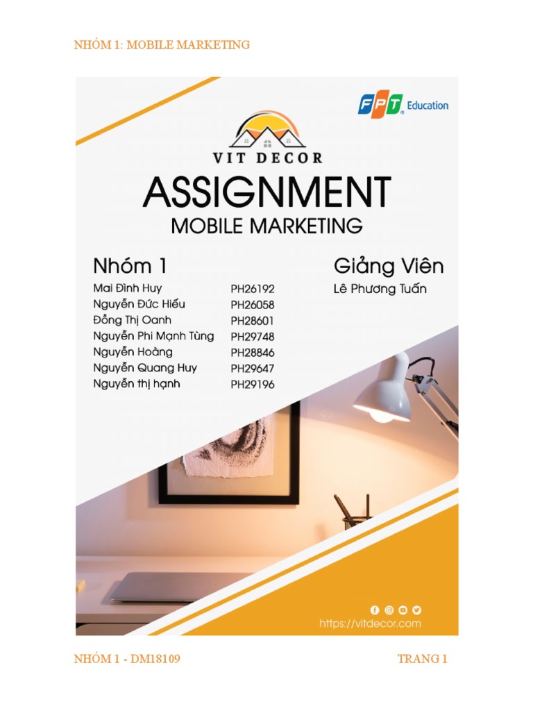 ASM - NHOM1 - DM18109 Edit 2 | PDF