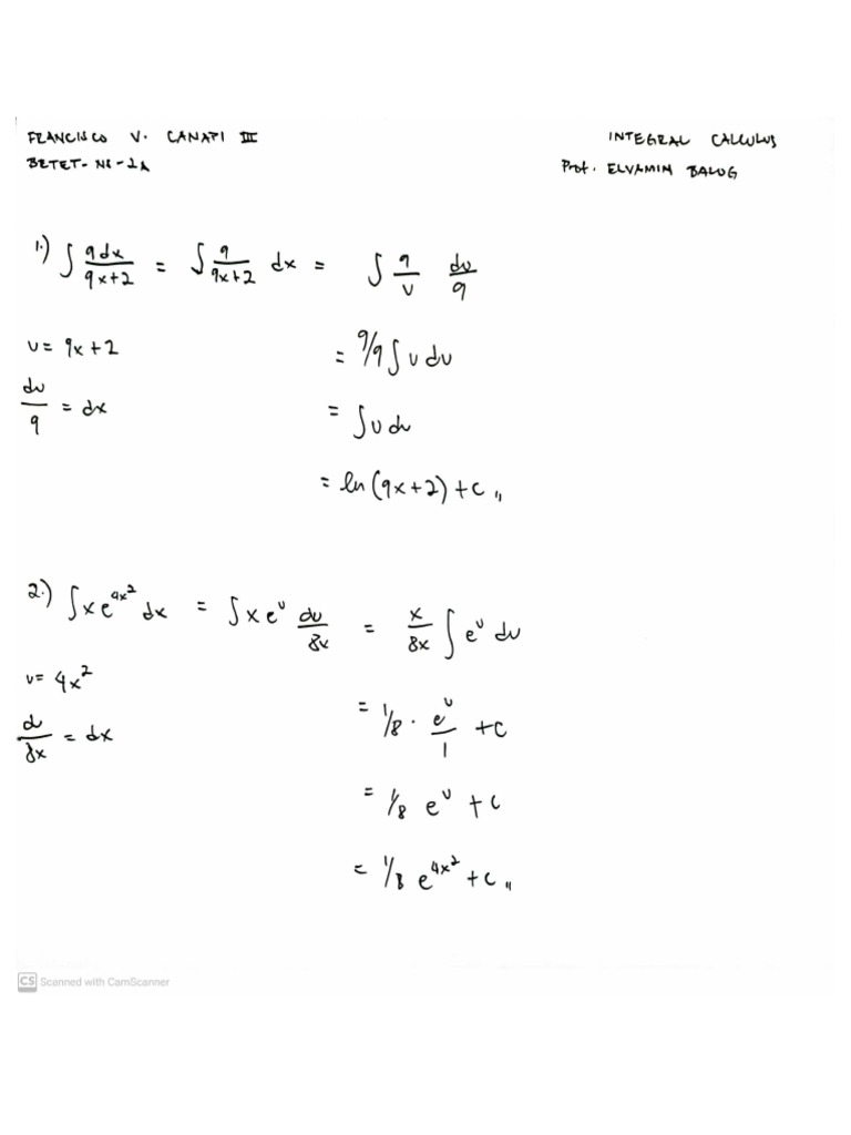 Log And Exp Functions Part 1 Of 2 Pdf