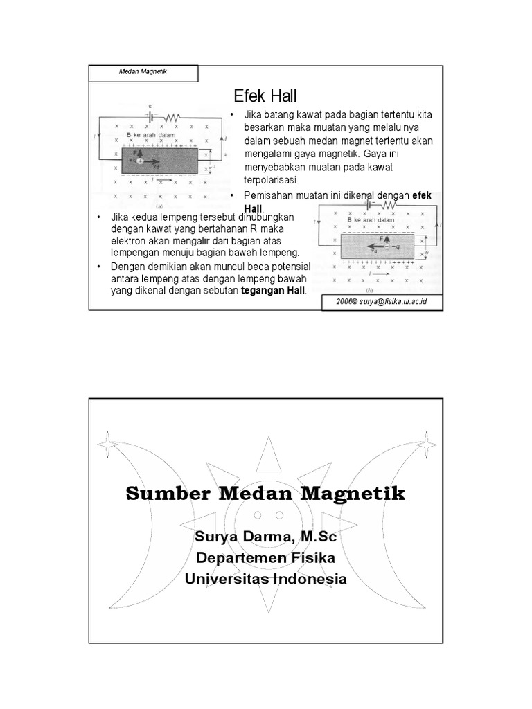Materi Pertemuan XII - Sumber Medan Magnet | PDF