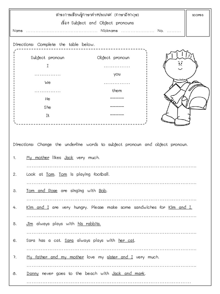 น้องธี pronouns-mix | PDF