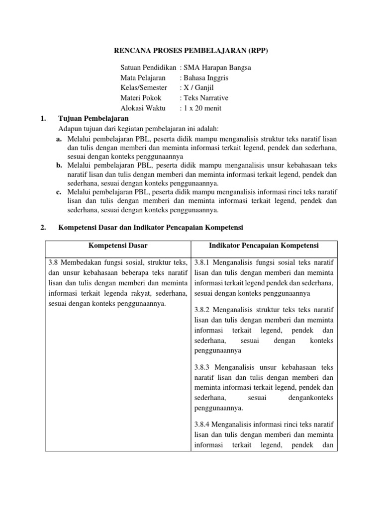 Dian Novita Sari - Lesson Plan | PDF