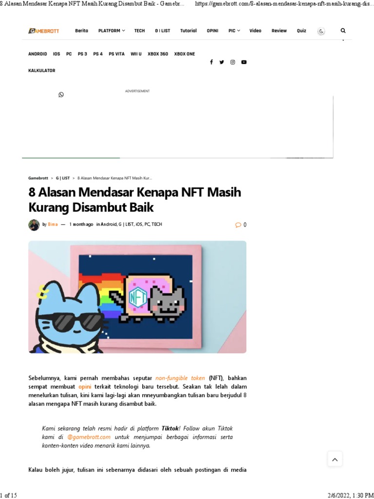 Kekurangan NFT | PDF