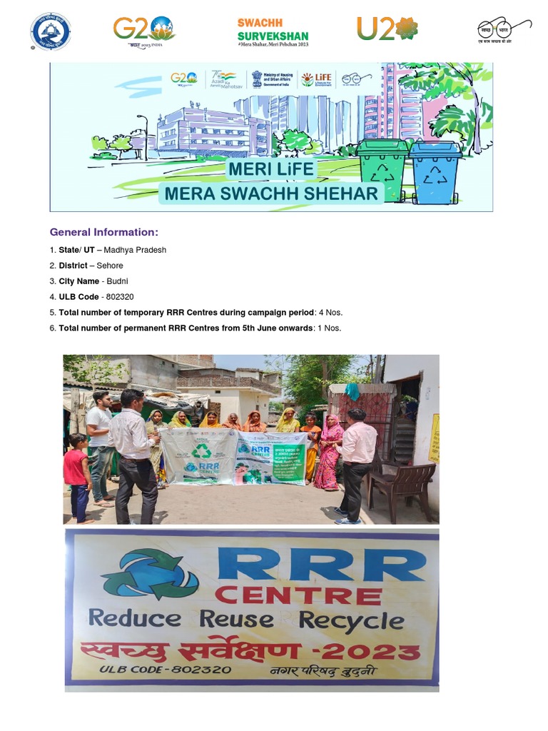 General Information - RRR Centre - Budni | PDF | Reuse | Economies