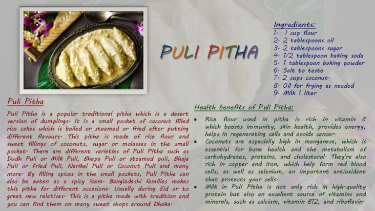 Puli Pitha Small | PDF