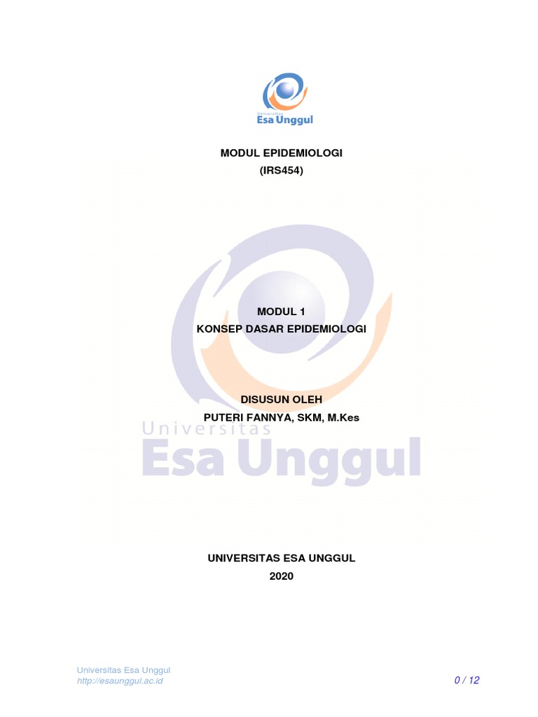 MODUL Perkuliahan Sesi 1 | PDF | Sains & Matematika