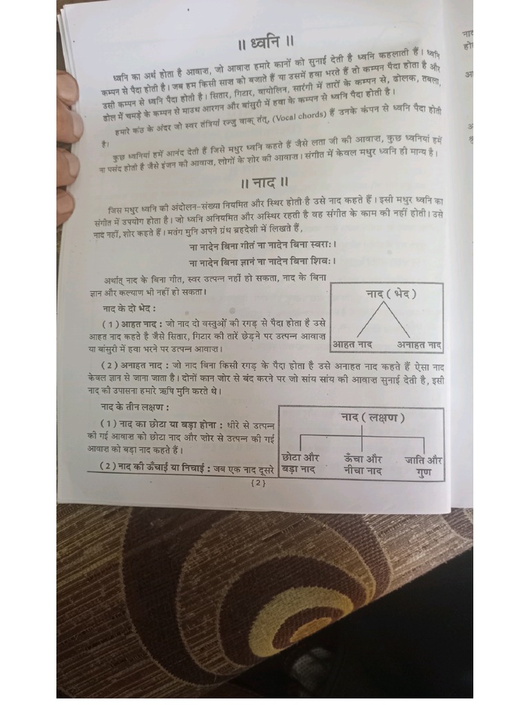 11th Class Holiday Homework of Music | PDF