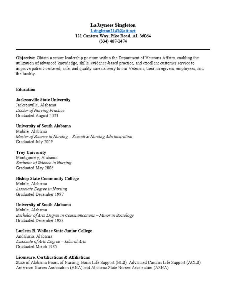 Resume Singleton | PDF | Nursing | Patient