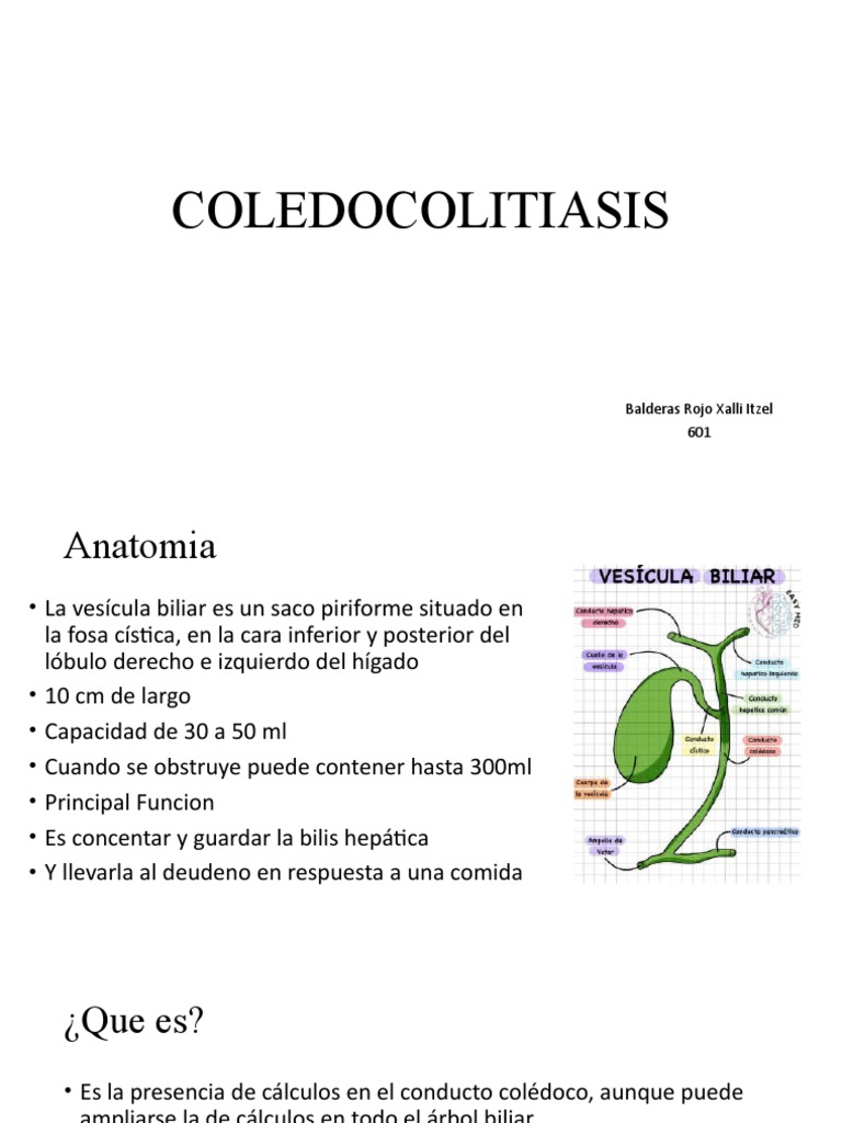 COLEDOCOLITIASIS | PDF