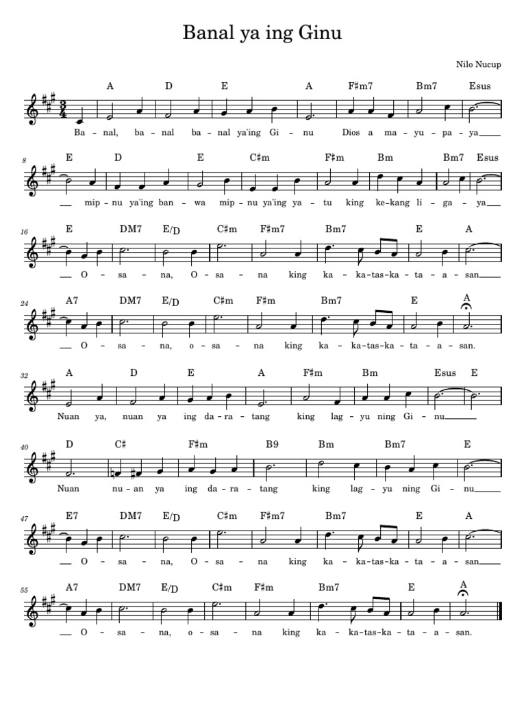 Banal (Nilo Nucup) | PDF