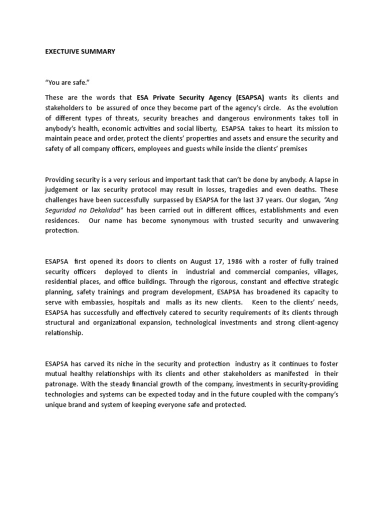 Executive Summary | PDF