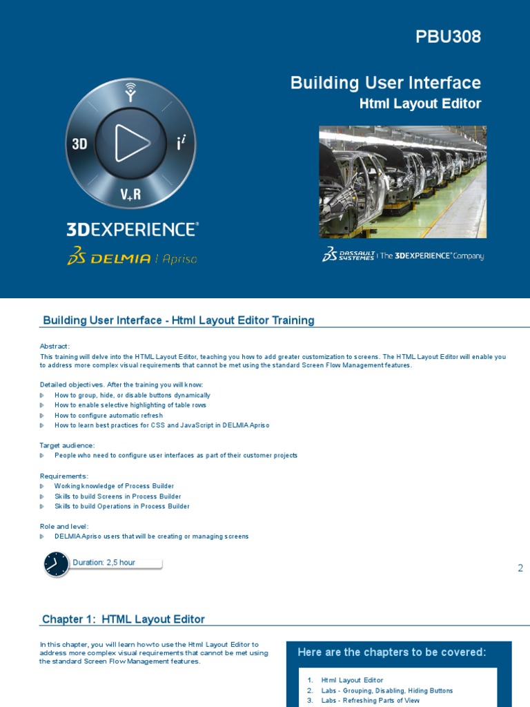 PBU308 - Building User Interface - HTML Layout Editor - Final | PDF