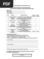 School Feedback Form For Parents Sample PDF | PDF