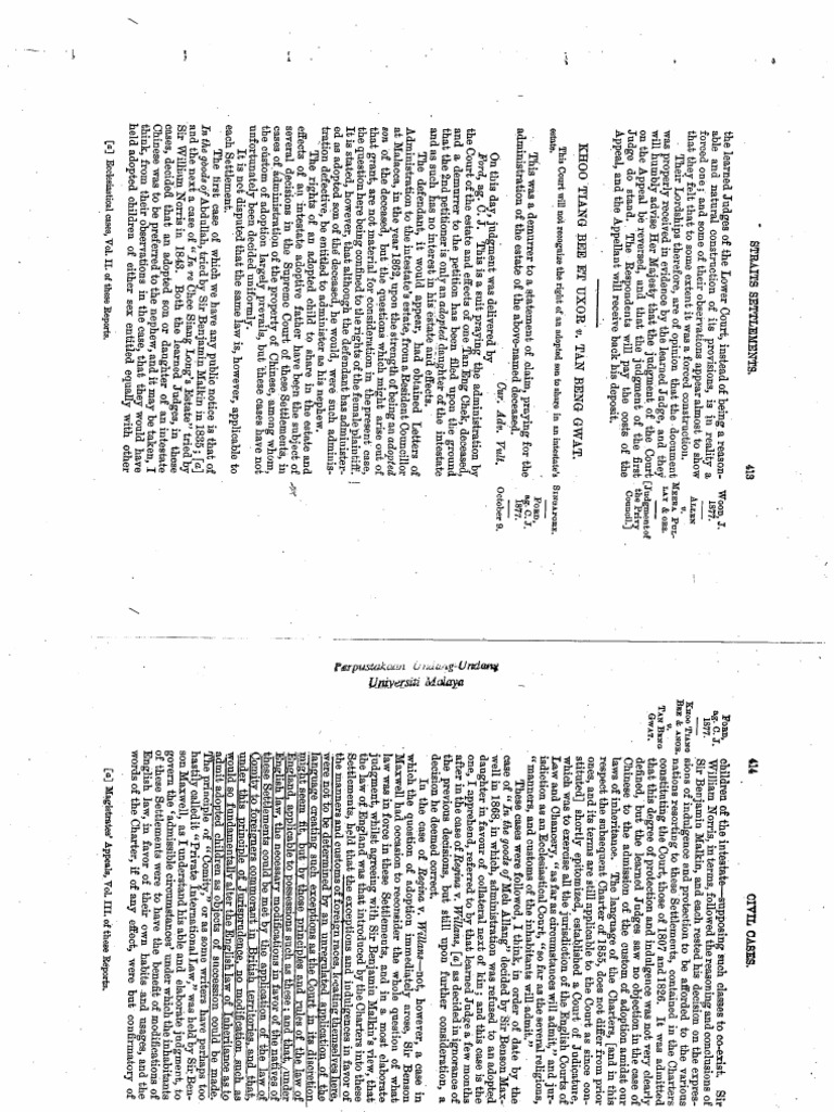 Khoo Tiang Bee v Tan Beng Gwat | PDF