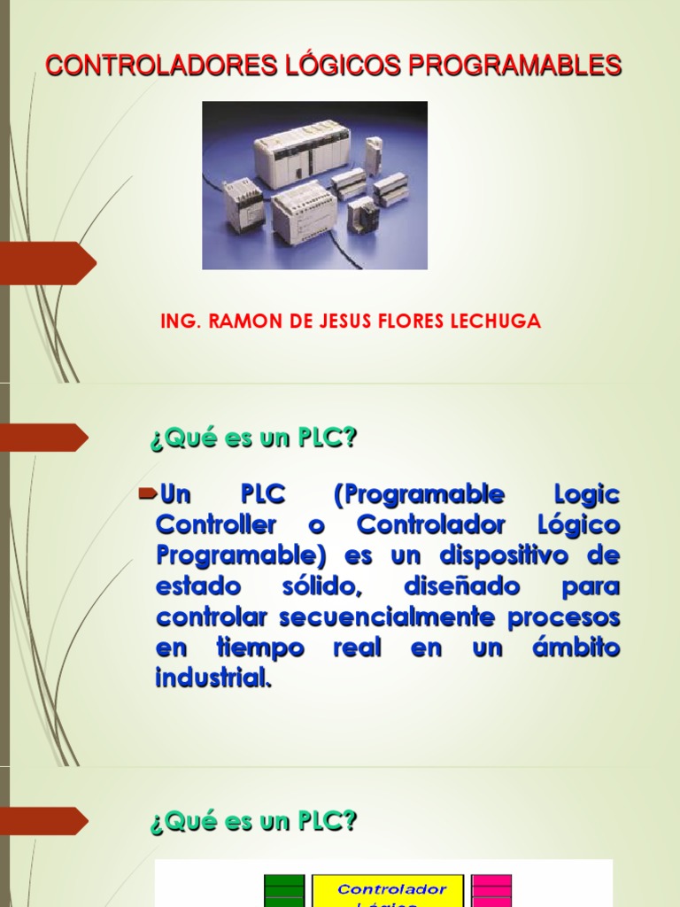 Introducción a los Controladores Lógicos Programables | PDF ...