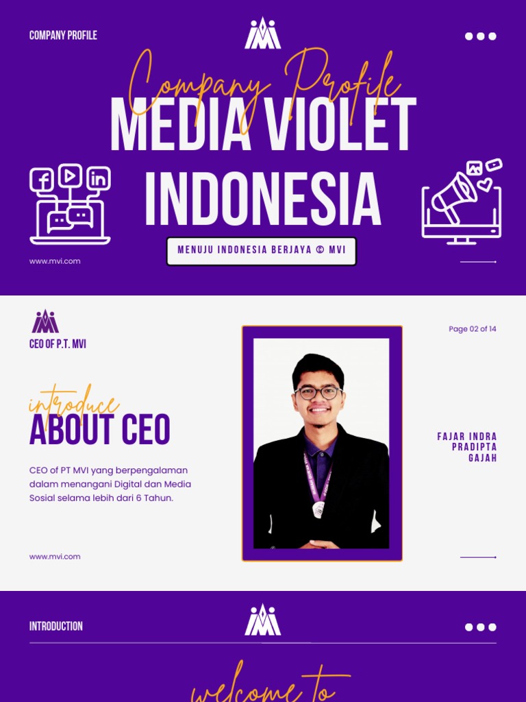 Profil Perusahaan Media Violet Indonesia | PDF | Bisnis | Pengelolaan ...