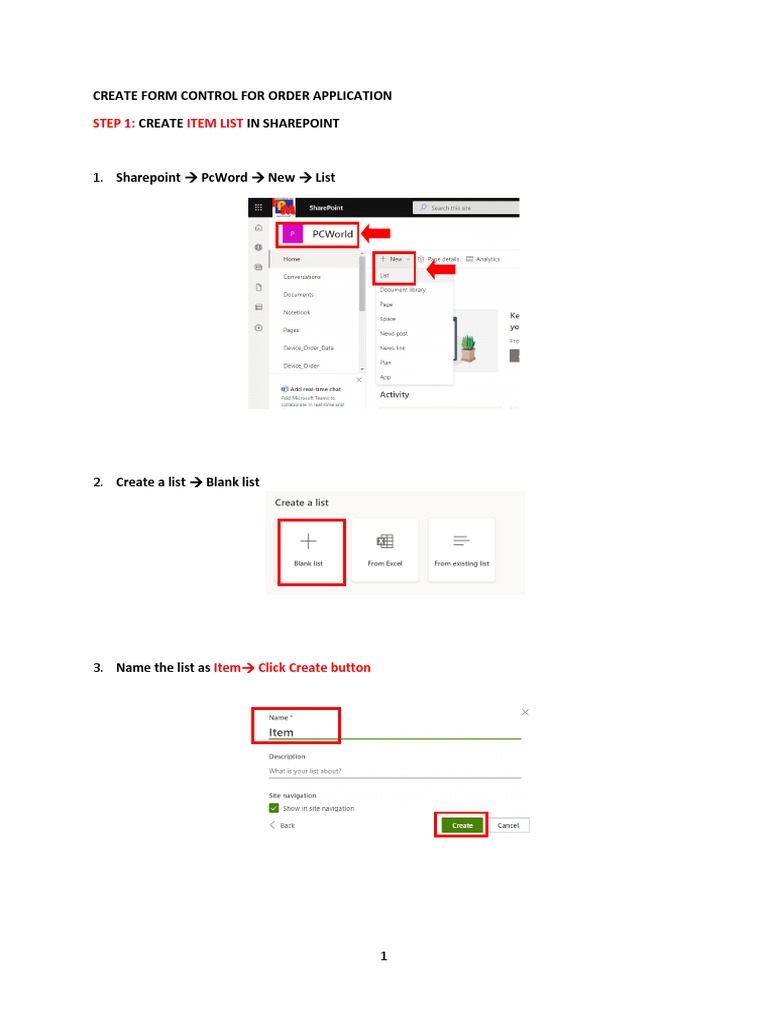 Create Buying Form | Download Free PDF | Share Point | Computer ...