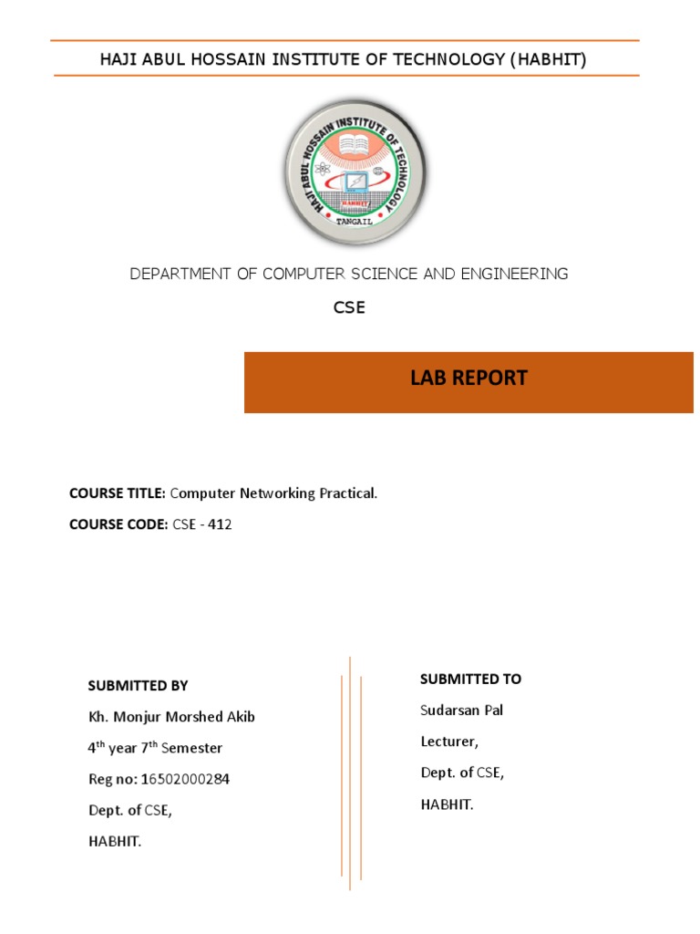 CSE Lab Reports: Networking & Interfacing | PDF