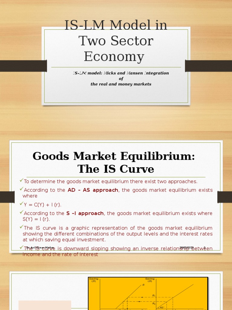 Lect-8 IS-LM Model | PDF | Economic Equilibrium | Fiscal Policy