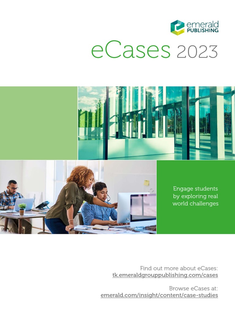 Emerald ECases Brochure | PDF | Subscription Business Model | Classroom