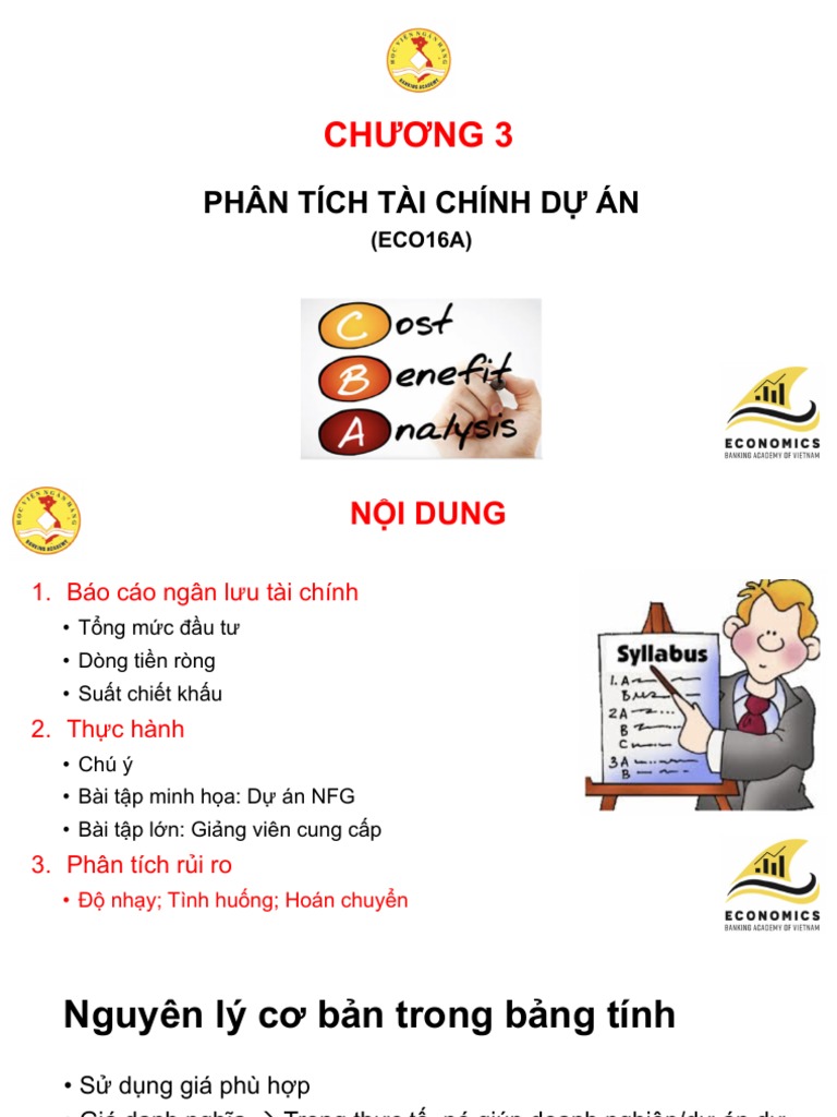 Chương 3 - Phan Tich Tai Chinh Du An. Gui SV | PDF