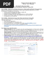 Đề thi.NVSP GV.online 2,4,6 (10 môn) | PDF