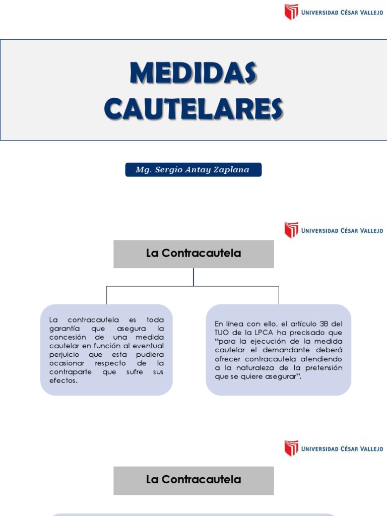 Medidas Cautelares en el Proceso Contencioso | PDF | Mandato | Justicia
