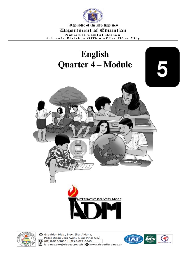 Q4 GR5 Week 5-8 | PDF | Learning | Reading Comprehension