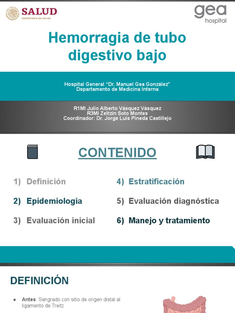 Hemorragia de Tubo Digestivo Bajo | PDF
