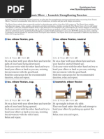 Wrist Isometric Exercise Program | PDF | Anatomical Terms Of Motion | Hand