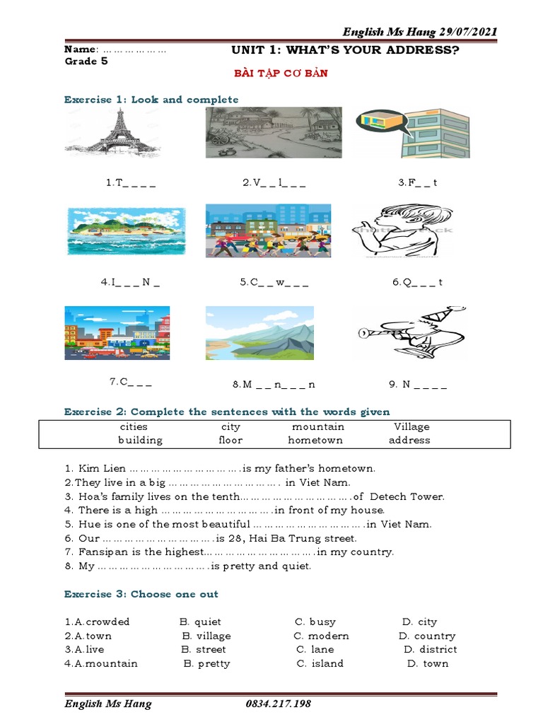 Grade 5. Unit 1 | PDF