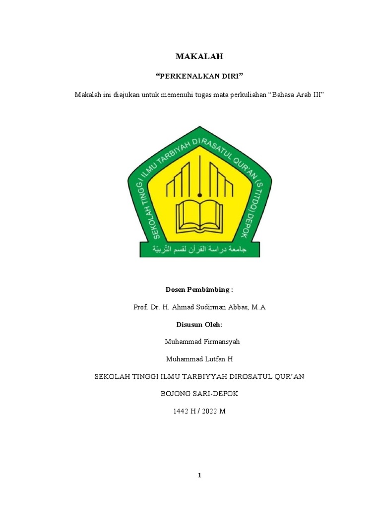 Makalah Bhs Arab | PDF