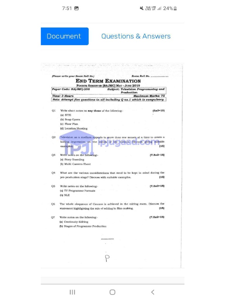 TVPP 2019 Ppr Bjmc | PDF