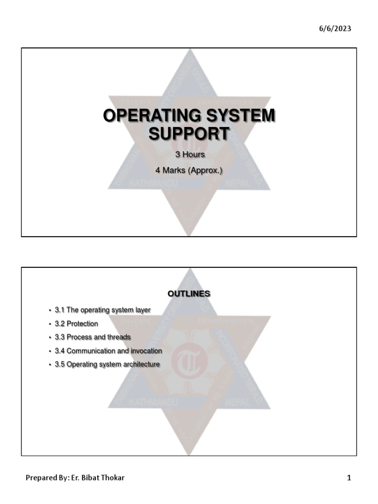 Lecture 3 | PDF | Process (Computing) | Operating System