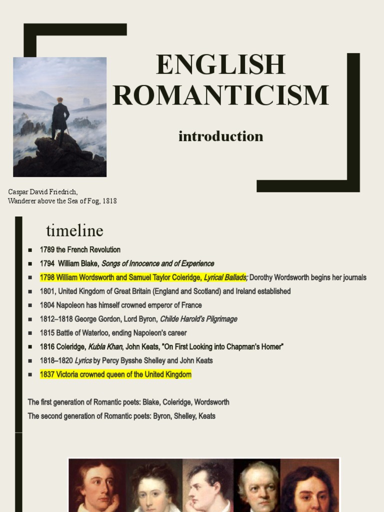 English Romanticism & Blake | Download Free PDF | Romanticism | William ...