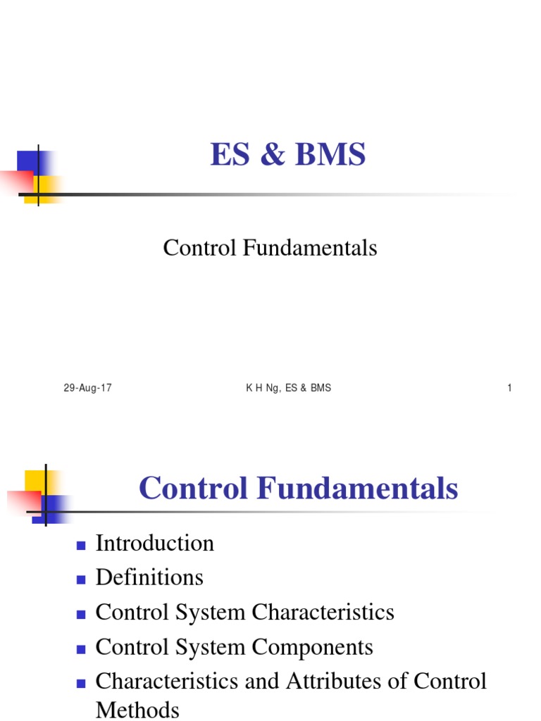 Control Fundamentals | PDF | Control Theory | Control System