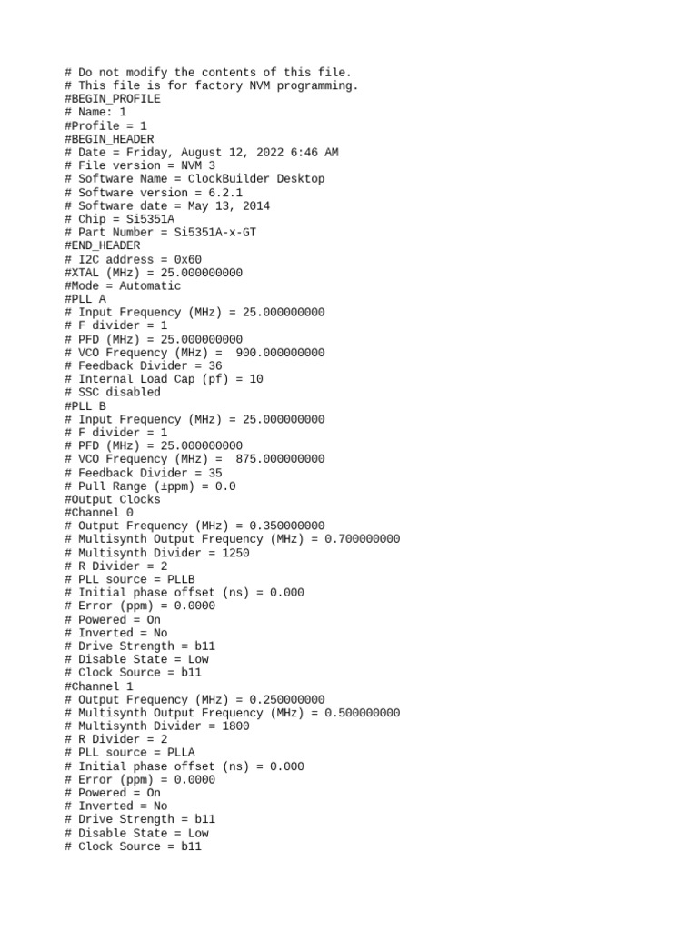 Si5351A BXXXXX GT | PDF | Electronics | Telecommunications Engineering