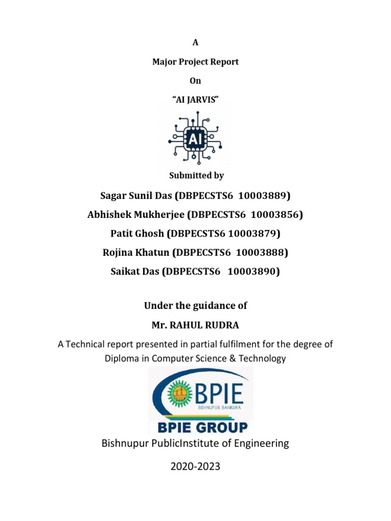 Ai Jarvis Font Page Final | PDF | Science & Mathematics | Technology ...