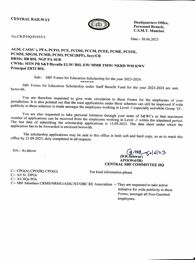 Sholarship Form 2023-2024 | PDF
