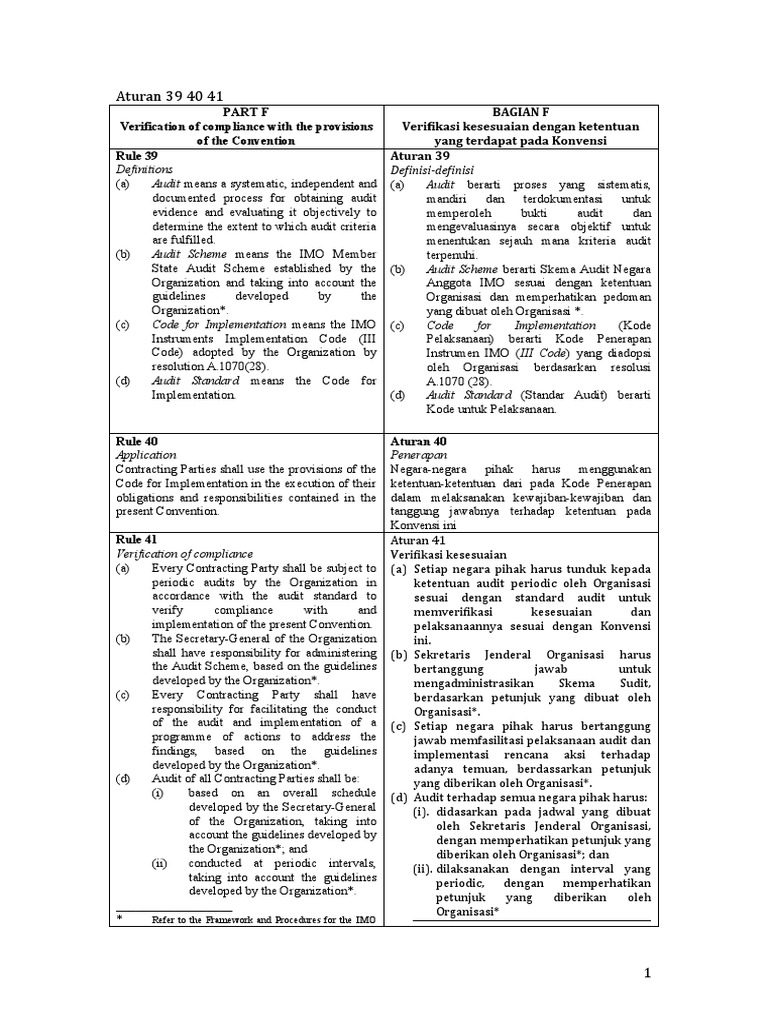 Aturan 39 40 41 | PDF