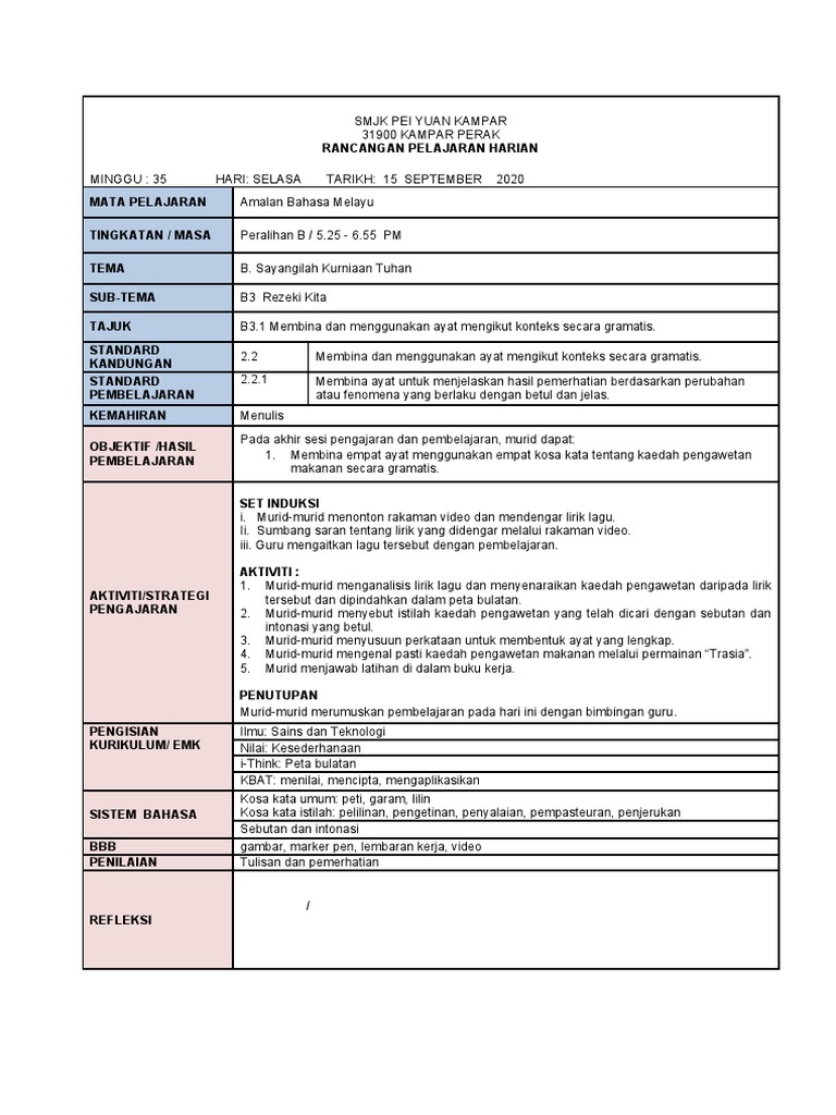 RPH Abm 15sept2020 - PB | PDF